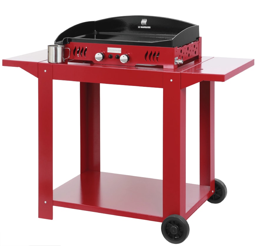 Plancha gaz LE MARQUIER PCTB260E14 Plancha gaz Rouge Basque 260 ...