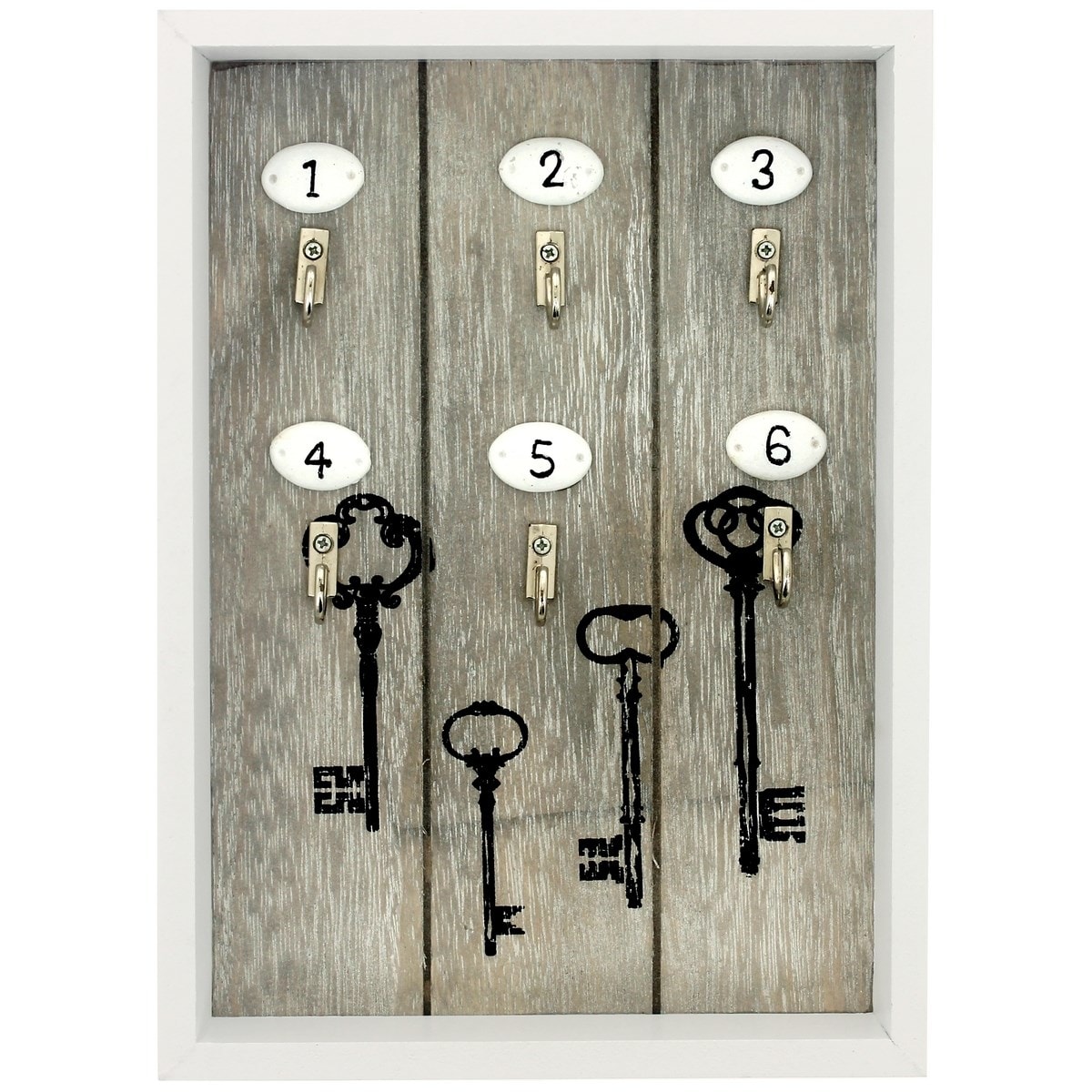 Tableau Cadre Accroche Clés 6 Crochets Clef Loft Hotel PROMOBO