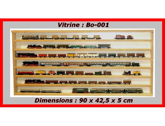 Vitrine murale Bo-001 d'exposition pour miniature collection train auto ...