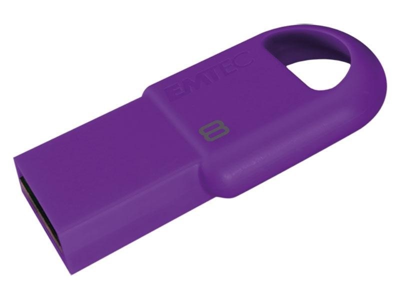 Clé USB 8Go EMTEC D250 Mini (Violet) EMTEC MK16740